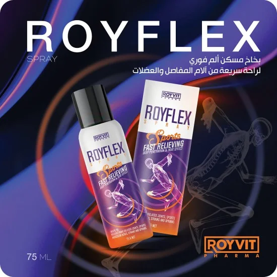TurkAttar, ROYFLEX Fast Relief Spray, Sports Pain Relief, Quick-Acting ...