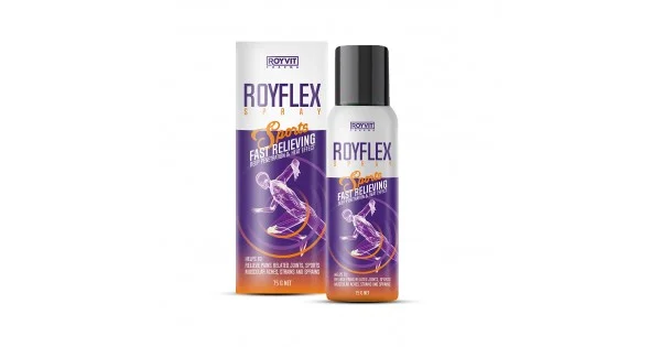 TurkAttar, ROYFLEX Fast Relief Spray, Sports Pain Relief, Quick-Acting ...