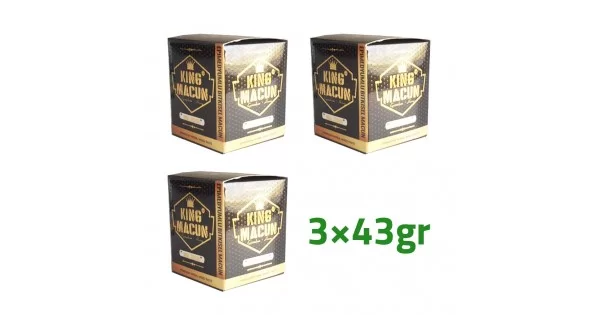 TurkAttar, King Herbal Epimedium Macun Paste Aphrodisiac King 3×43gr