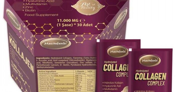 TurkAttar, Collagen Complex Powder, Hydrolyzed Collagen Peptides ...