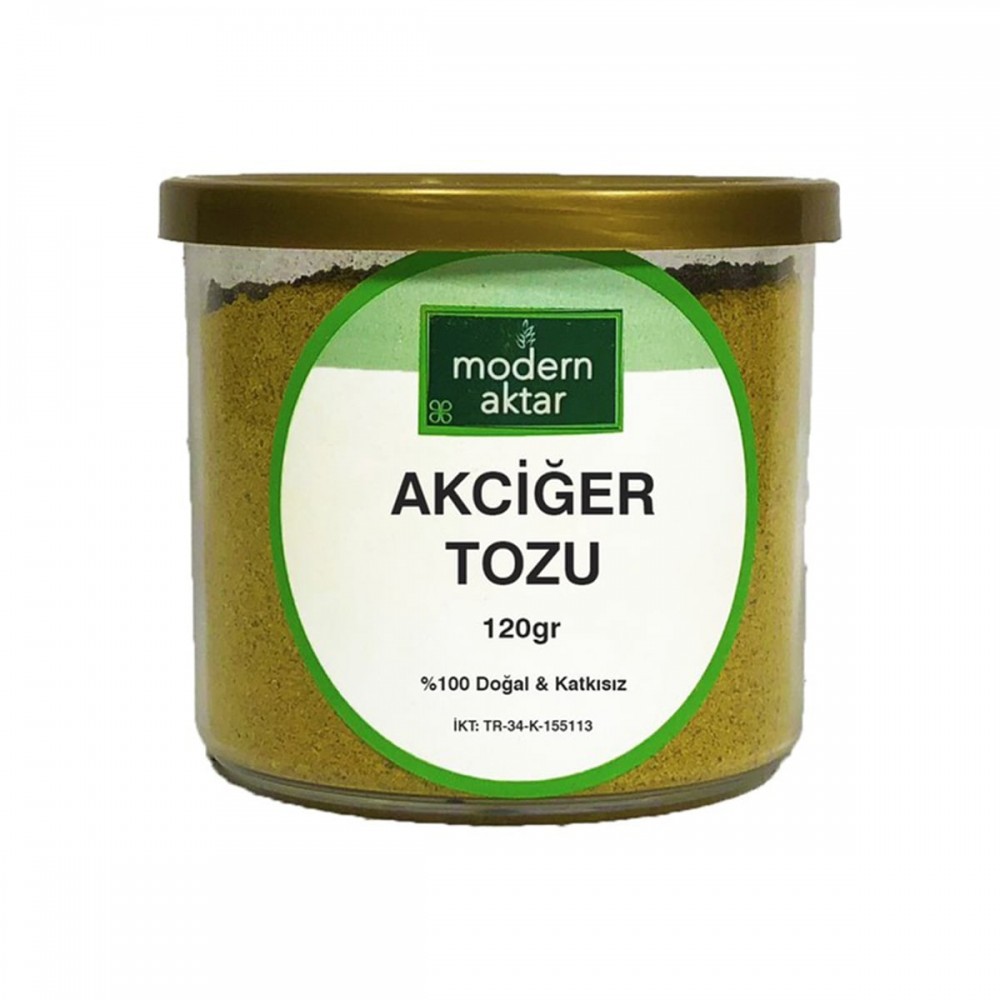 Turk Attar, Akciğer Tozu, Natural Ground Herbal Tea, 120 gram