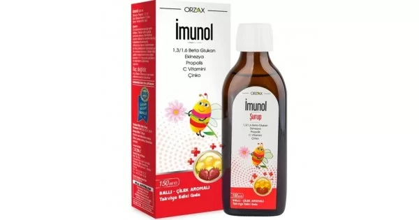 TurkAttar, Imunol Liquid Form for Immune Support Syrup for Kids, Beta ...