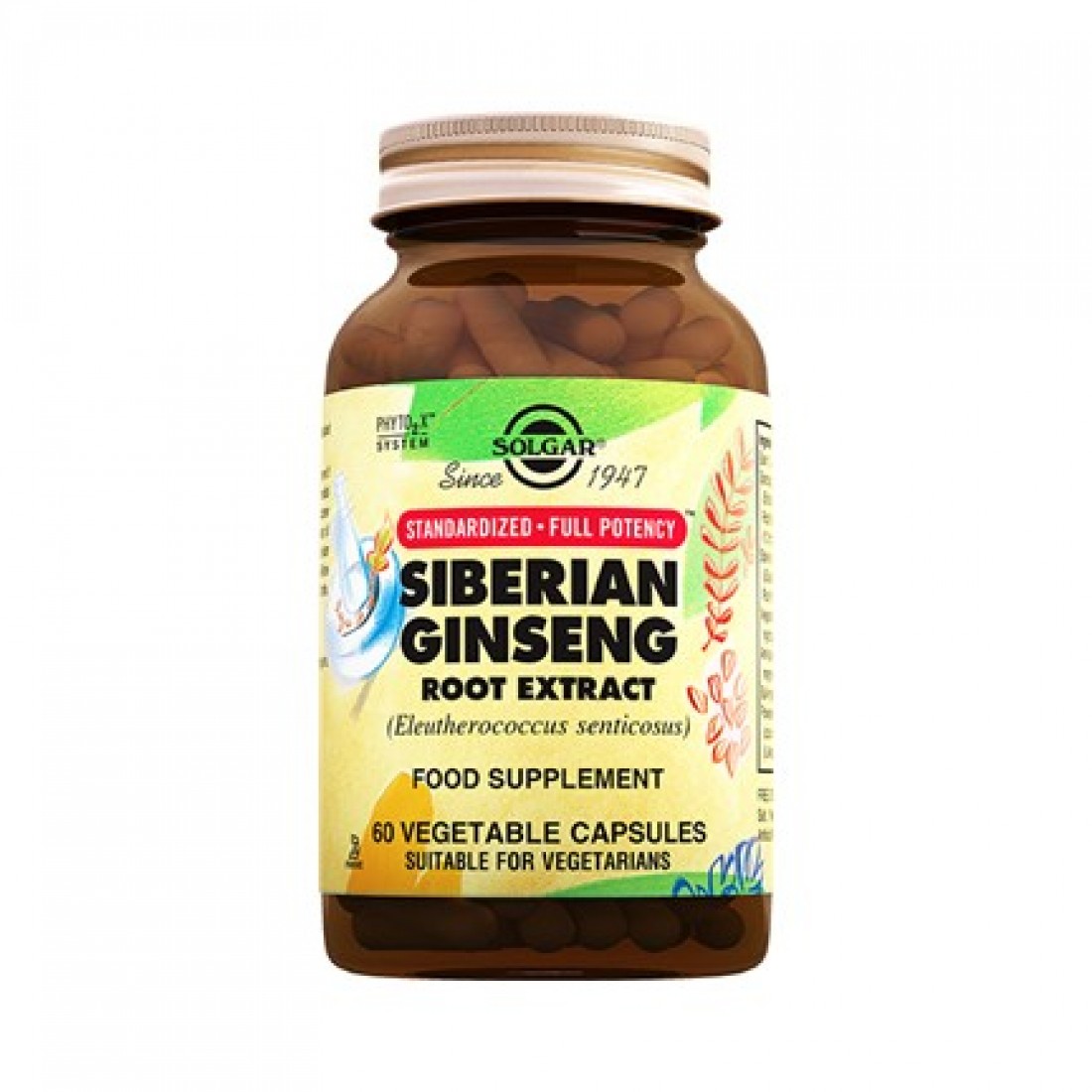 TurkAttar, Solgar Siberian Ginseng Root Extract 60 Vegetable Capsules