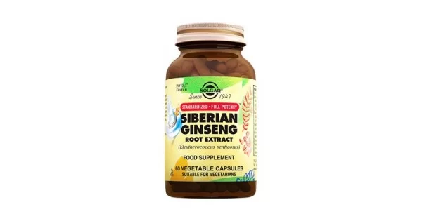 TurkAttar, Solgar Siberian Ginseng Root Extract 60 Vegetable Capsules