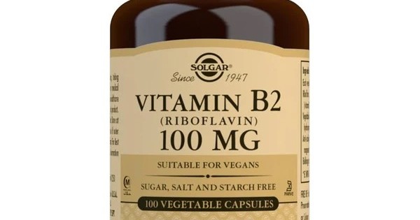 TurkAttar, Solgar, Vitamin B2 Riboflavin 100 mg, 100 Vegetable Capsules