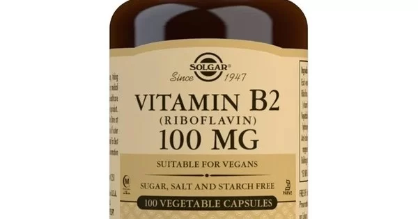 TurkAttar, Solgar, Vitamin B2 Riboflavin 100 mg, 100 Vegetable Capsules