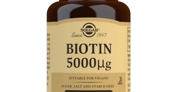 TurkAttar, Solgar, Biotin, 5000 mcg, 50 Vegetable Capsules