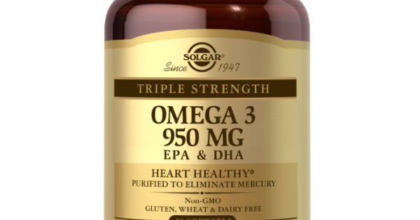 TurkAttar, Solgar, Triple Strength, Omega-3, EPA & DHA, 950 mg, 50 Softgels