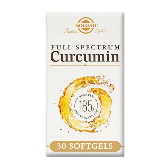 TurkAttar, Solgar Full Spectrum Curcumin 185x 30 Extracted Softgels